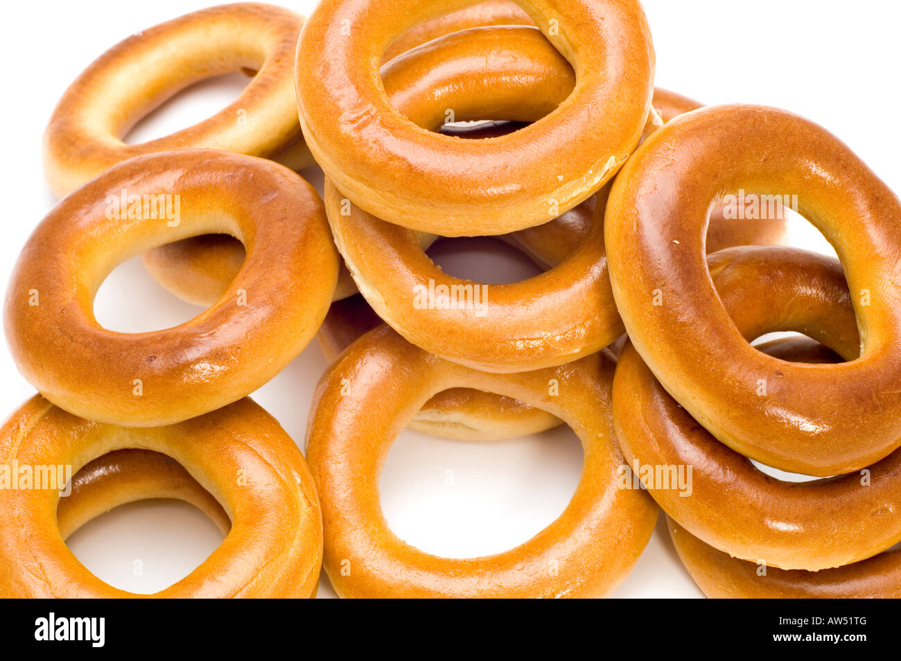 object on white food bagel Stock Photo - Alamy