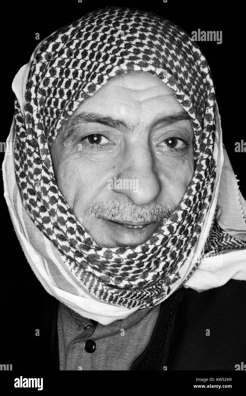 an elderly Syrian Arab man in Syria Stock Photo - Alamy