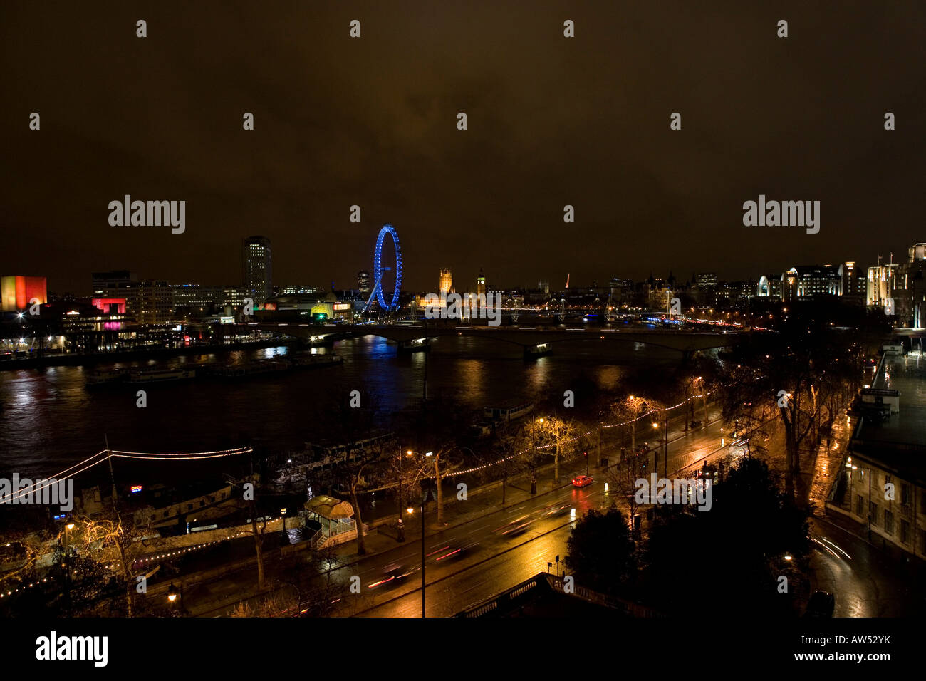 London Southbank skyline Stock Photo - Alamy
