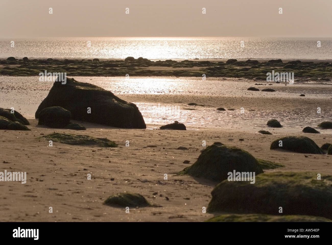 Sunset over Hunstanton Beach, Norfolk, England Stock Photo - Alamy