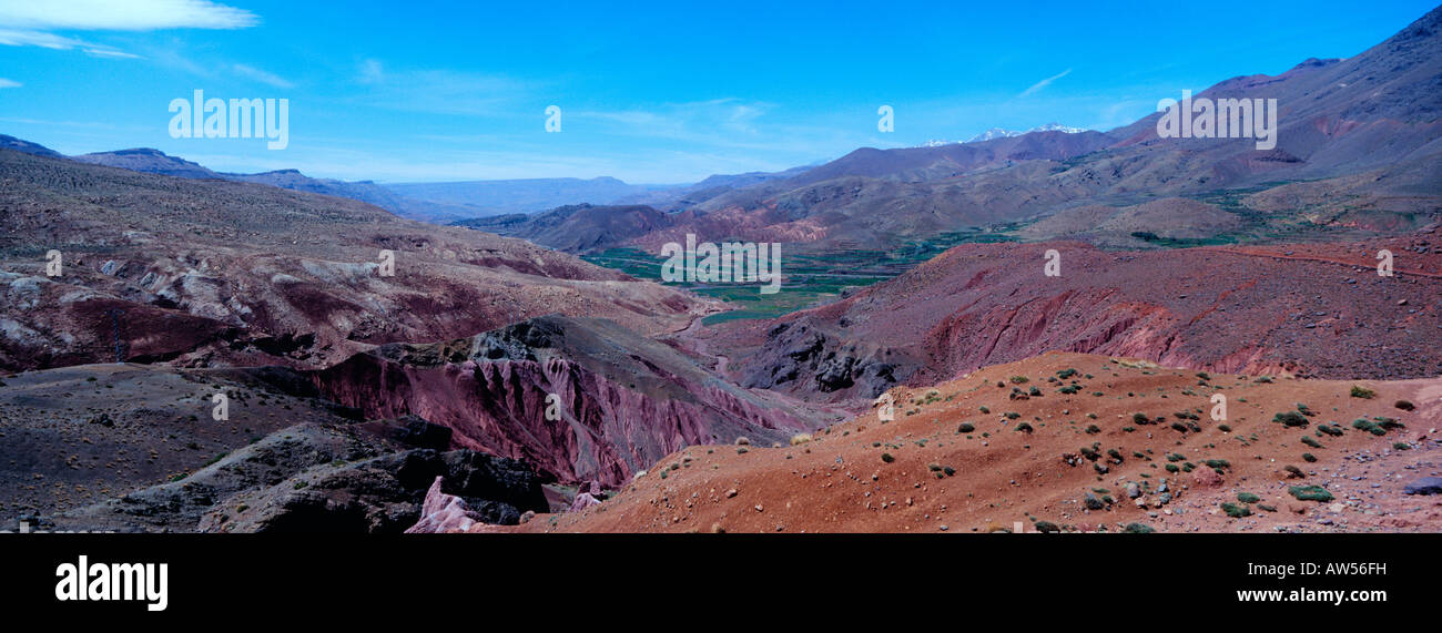 panoramic view of atlas mountains morocco Stock Photo - Alamy