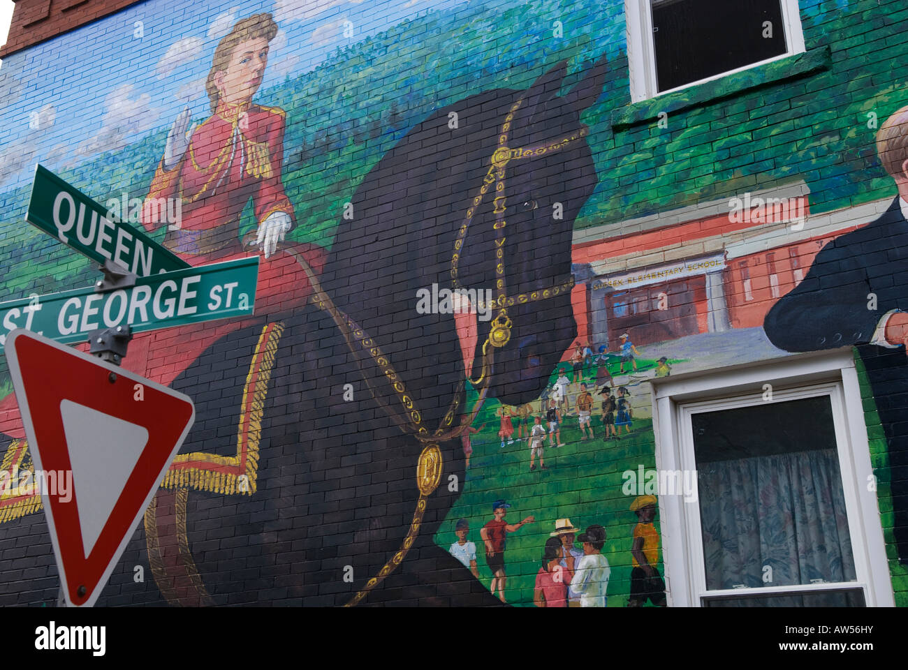 Sussex, New Brunswick, Mural project Stock Photo - Alamy