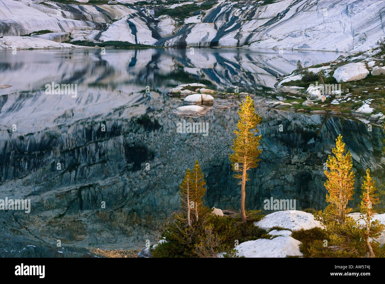 Pear Lake Sequoia National Park Sierra Nevada Mountains Stock Photo - Alamy