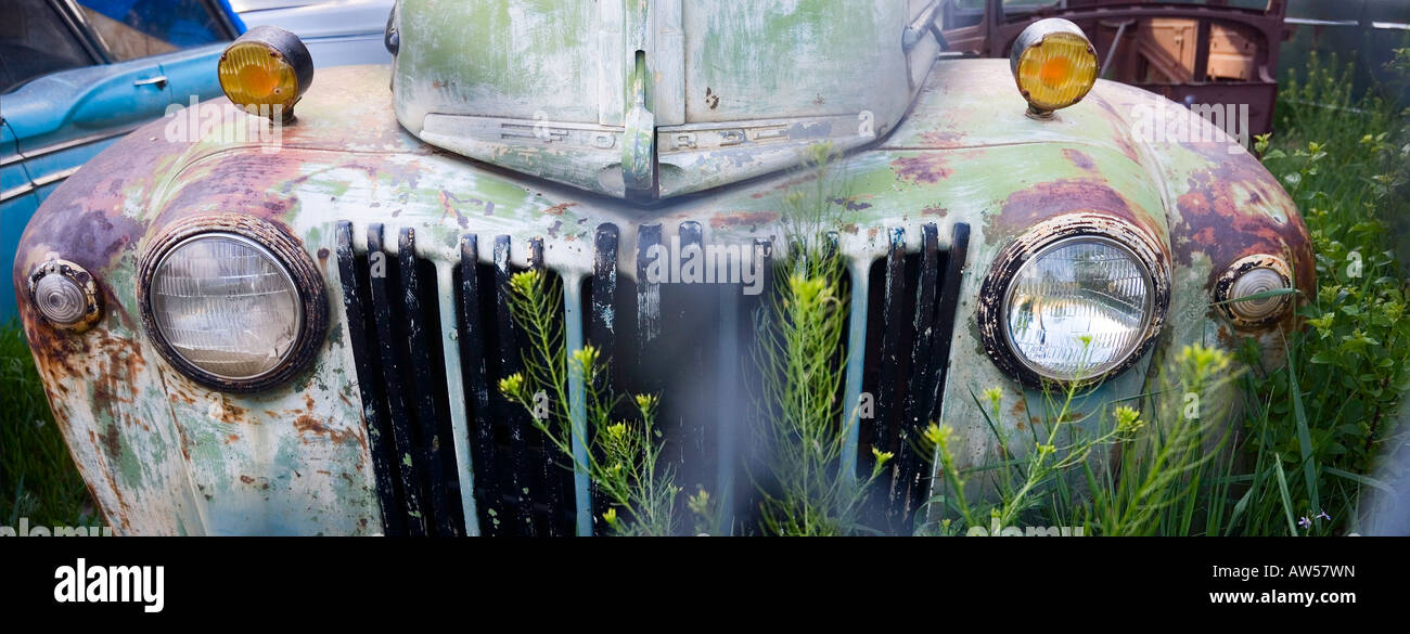 old automobile grille Stock Photo - Alamy