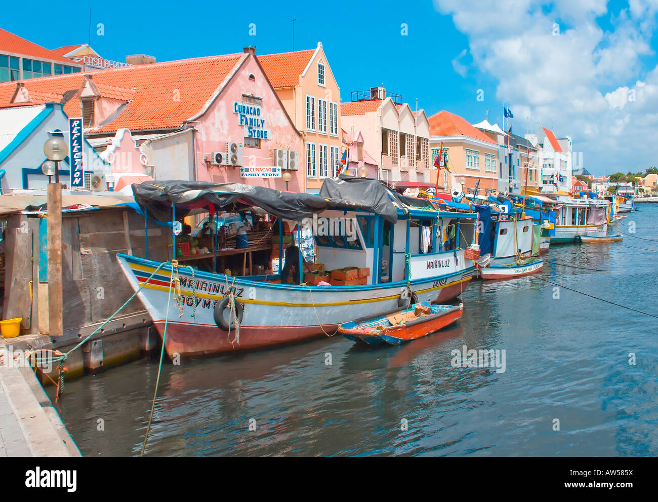Floating Market, Curacao, Netherlands Antilles Stock Photo - Alamy