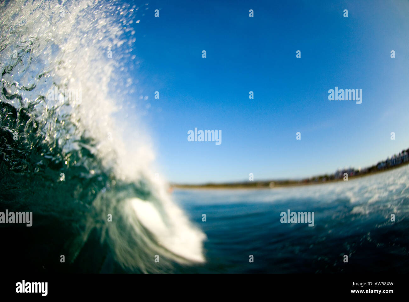 A breaking wave Stock Photo - Alamy