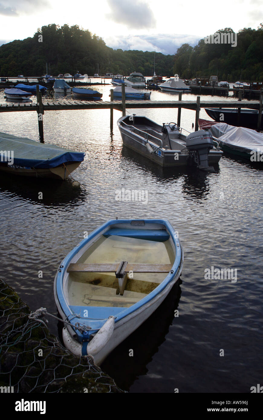 THE BONNY BONNY BANKS OF LOCH LOMOND. BALMAHA JETTY ON THE EAST SIDE OF ...