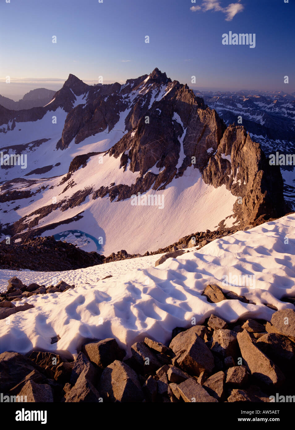 Mt Sill and The North Palisade Sierra Nevada Mountains Sequoia Kings ...