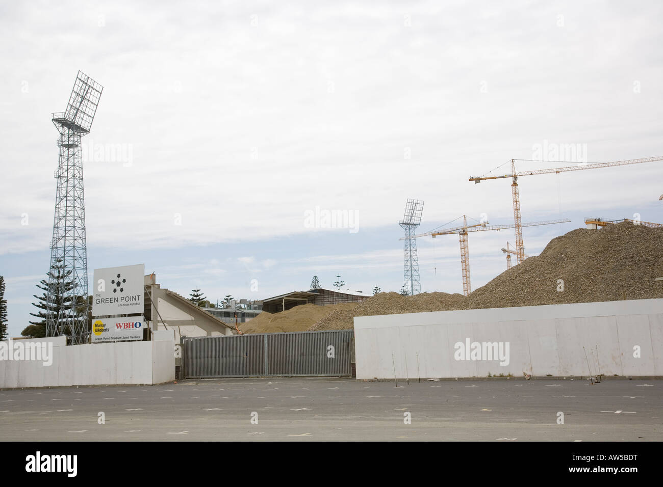 Green point Stadium - Construction II Stock Photo - Alamy