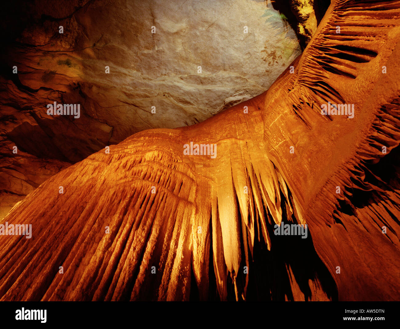 Frozen Niagra formation Mammoth Cave National Park Stock Photo - Alamy