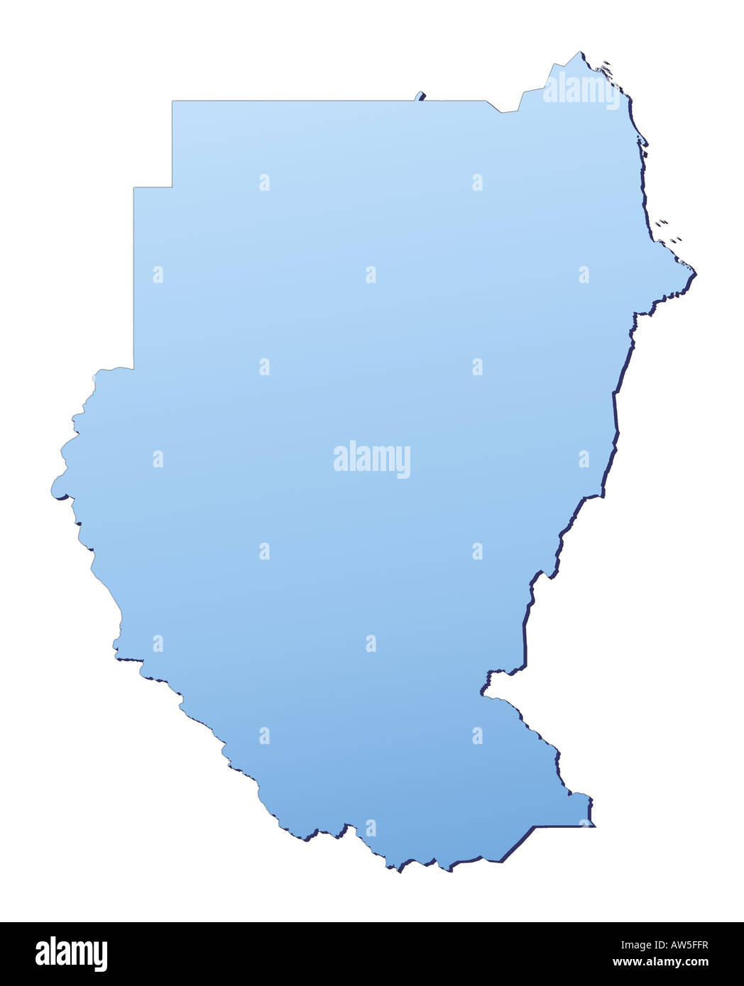 Sudan map hi-res stock photography and images - Alamy