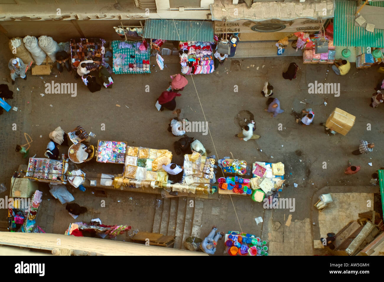 A birds eye view of the streets of cairo, Egypt Stock Photo - Alamy