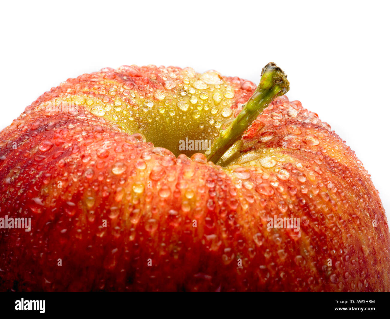 crispy juicy royal gala apple with water droplets on surface Stock ...