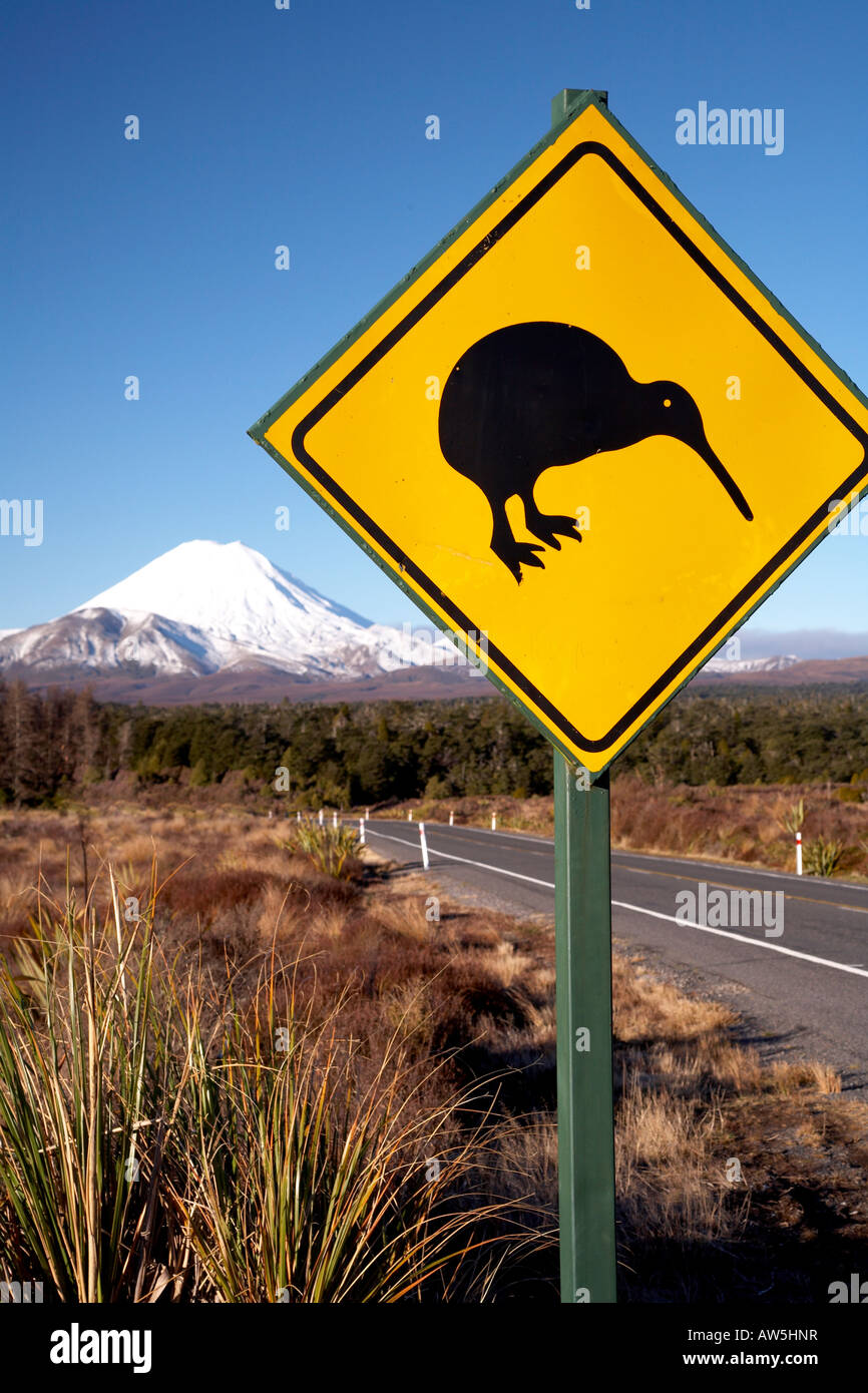 Kiwi road sign hi-res stock photography and images - Alamy