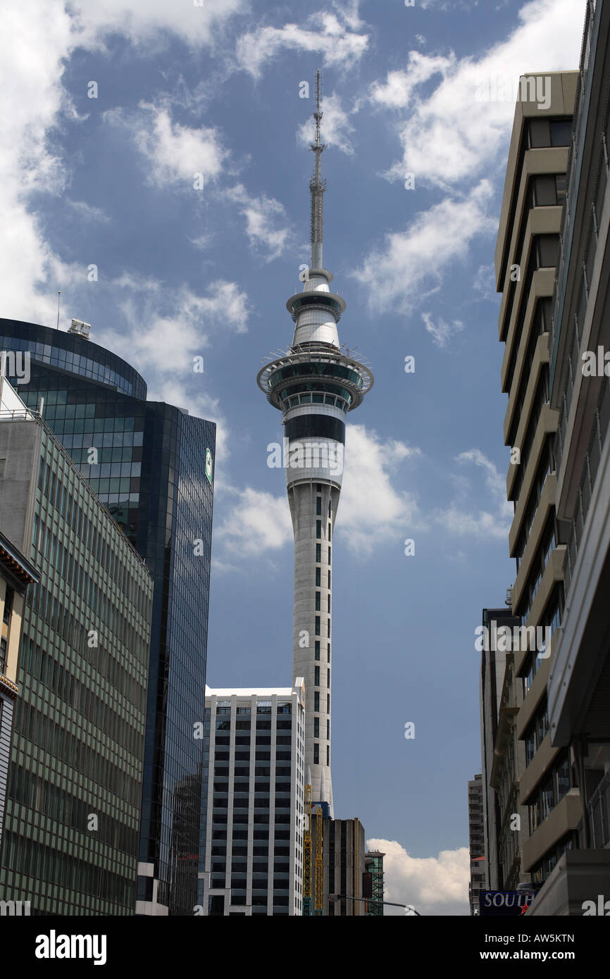 Sky tower blue auckland hi-res stock photography and images - Alamy