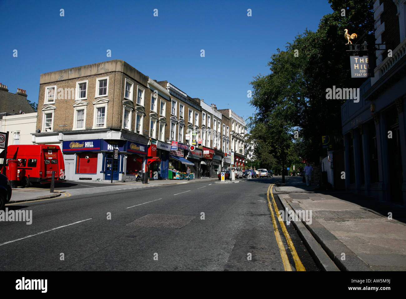 Haverstock Hill in Belsize Park, London Stock Photo - Alamy