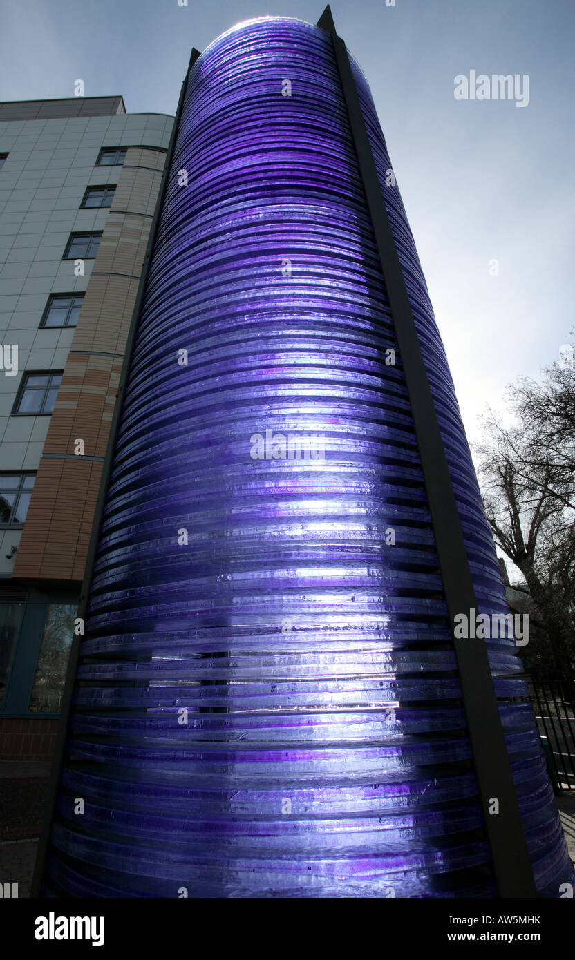 Wide-Angle shot of the 'Blue Well', a permanently sited and site ...
