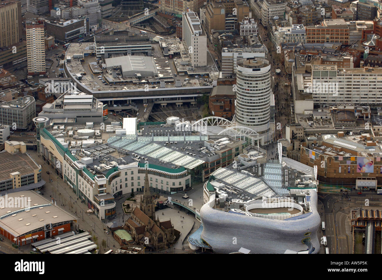 Birmingham bullring aerial hi-res stock photography and images - Alamy