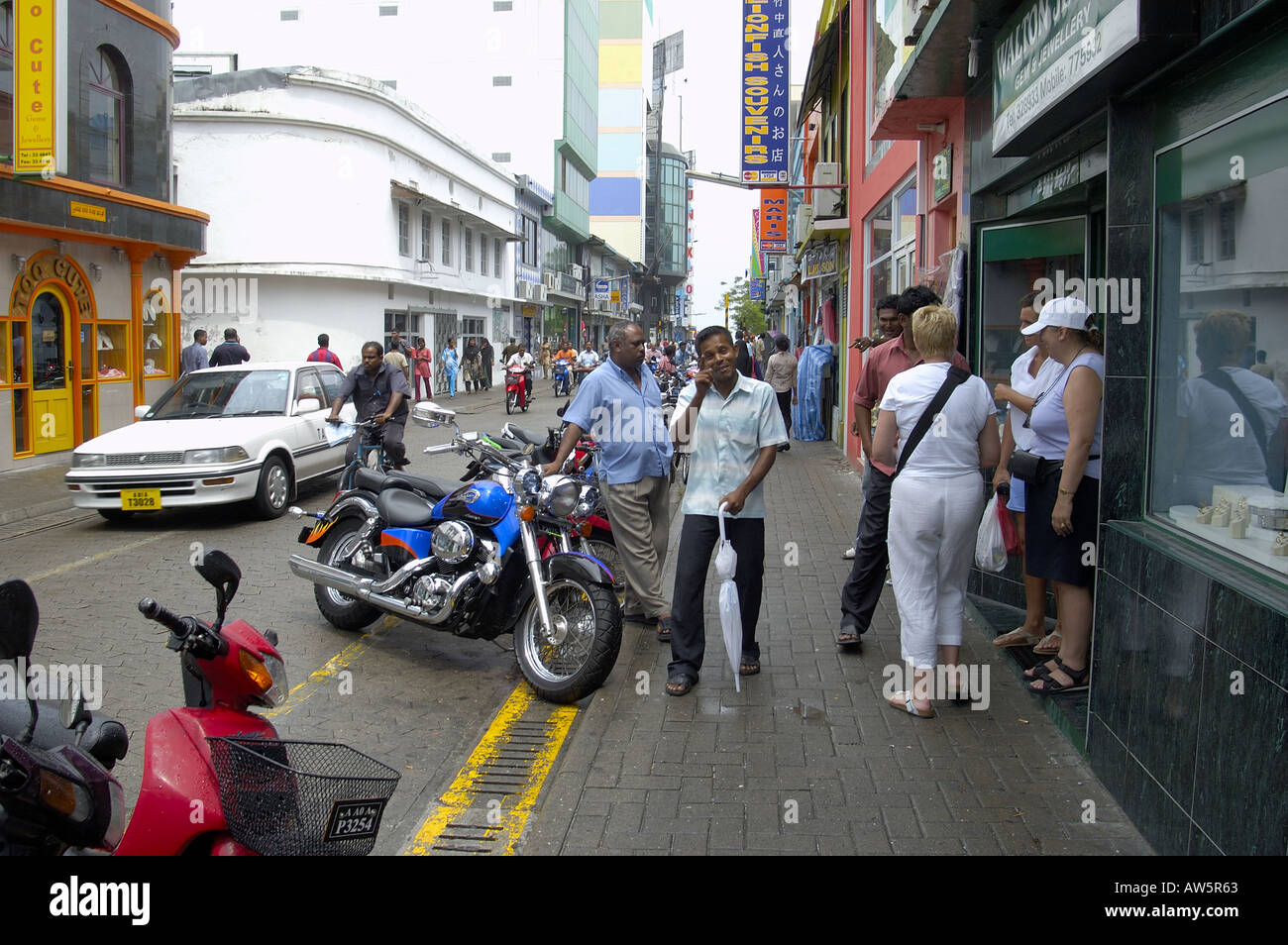 Malé street scene Stock Photo - Alamy