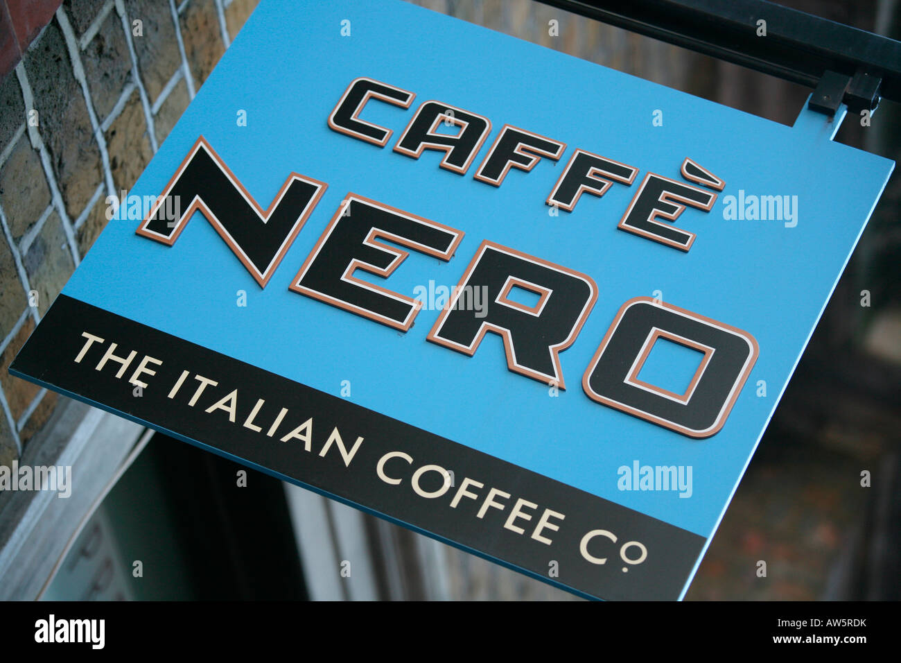 Caffe Nero sign, London Stock Photo - Alamy