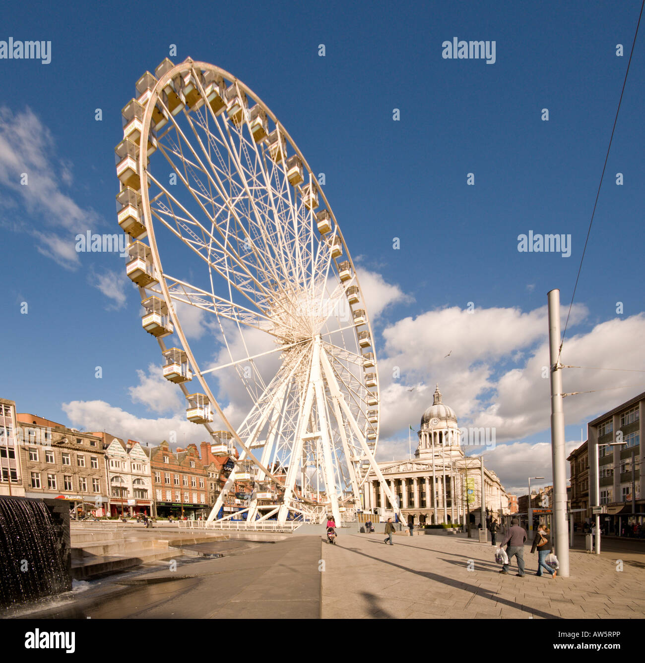The Nottingham Eye in the old Market Square, March 2008 Stock Photo - Alamy