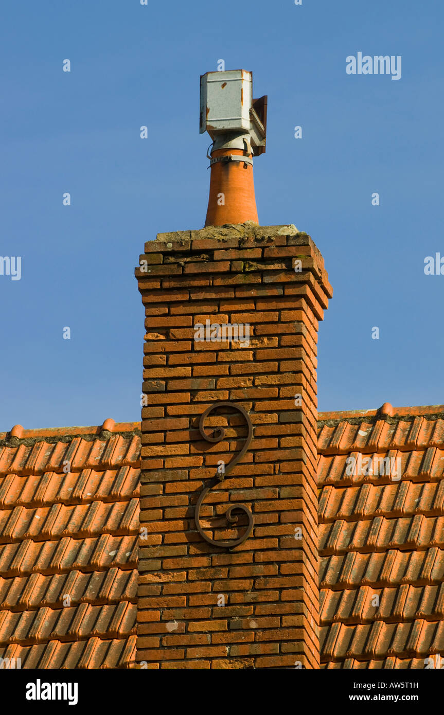 Chimney Brick Decorative Stack Stock Photos & Chimney Brick Decorative ...