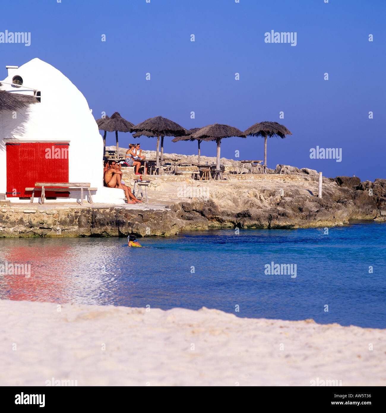 Minorca beach bar hi-res stock photography and images - Alamy