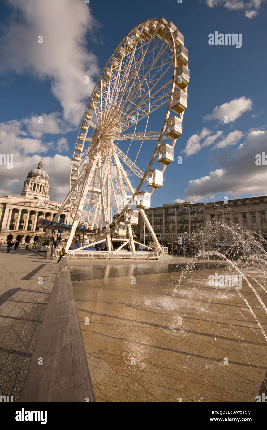 The Nottingham Eye in the old Market Square, March 2008 Stock Photo - Alamy