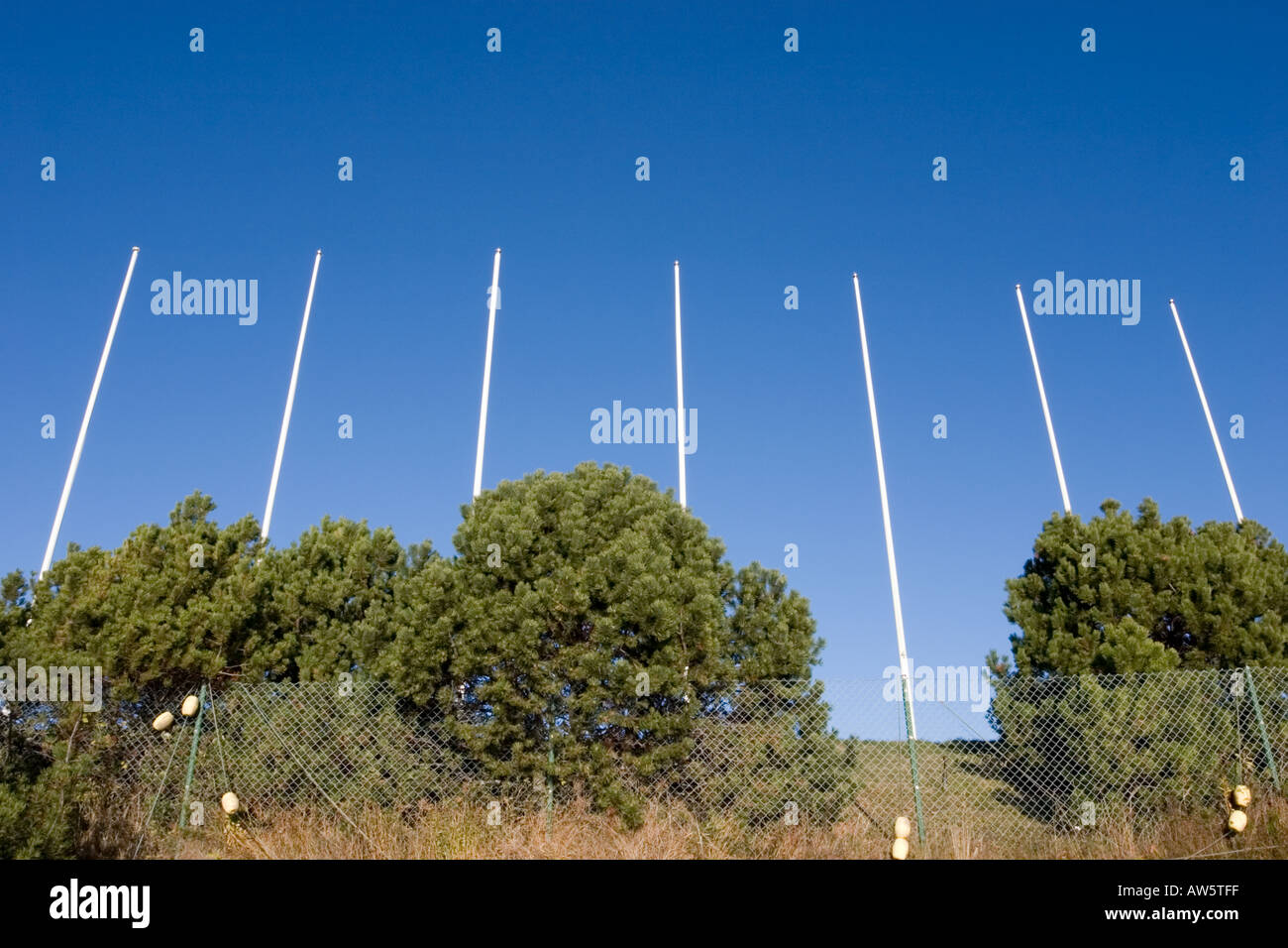 Empty flag poles hi-res stock photography and images - Alamy