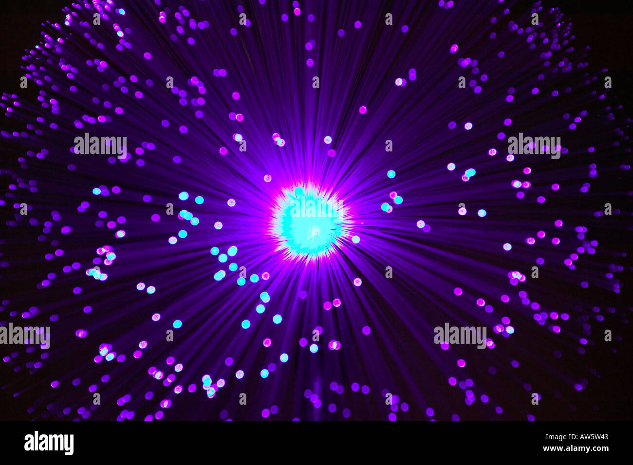 a fibre optic lamp Stock Photo - Alamy
