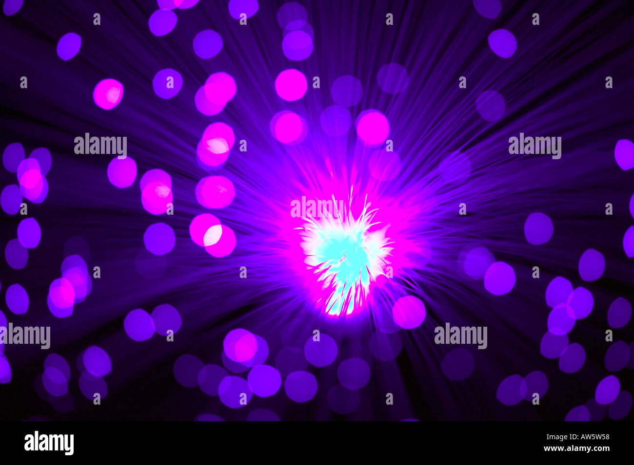 a fibre optic lamp Stock Photo - Alamy