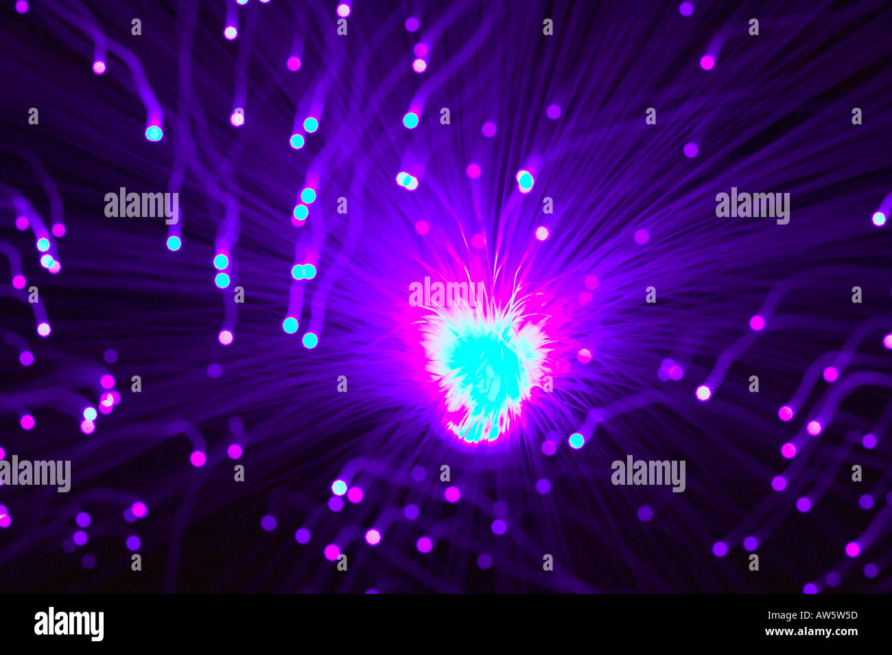 a fibre optic lamp Stock Photo - Alamy