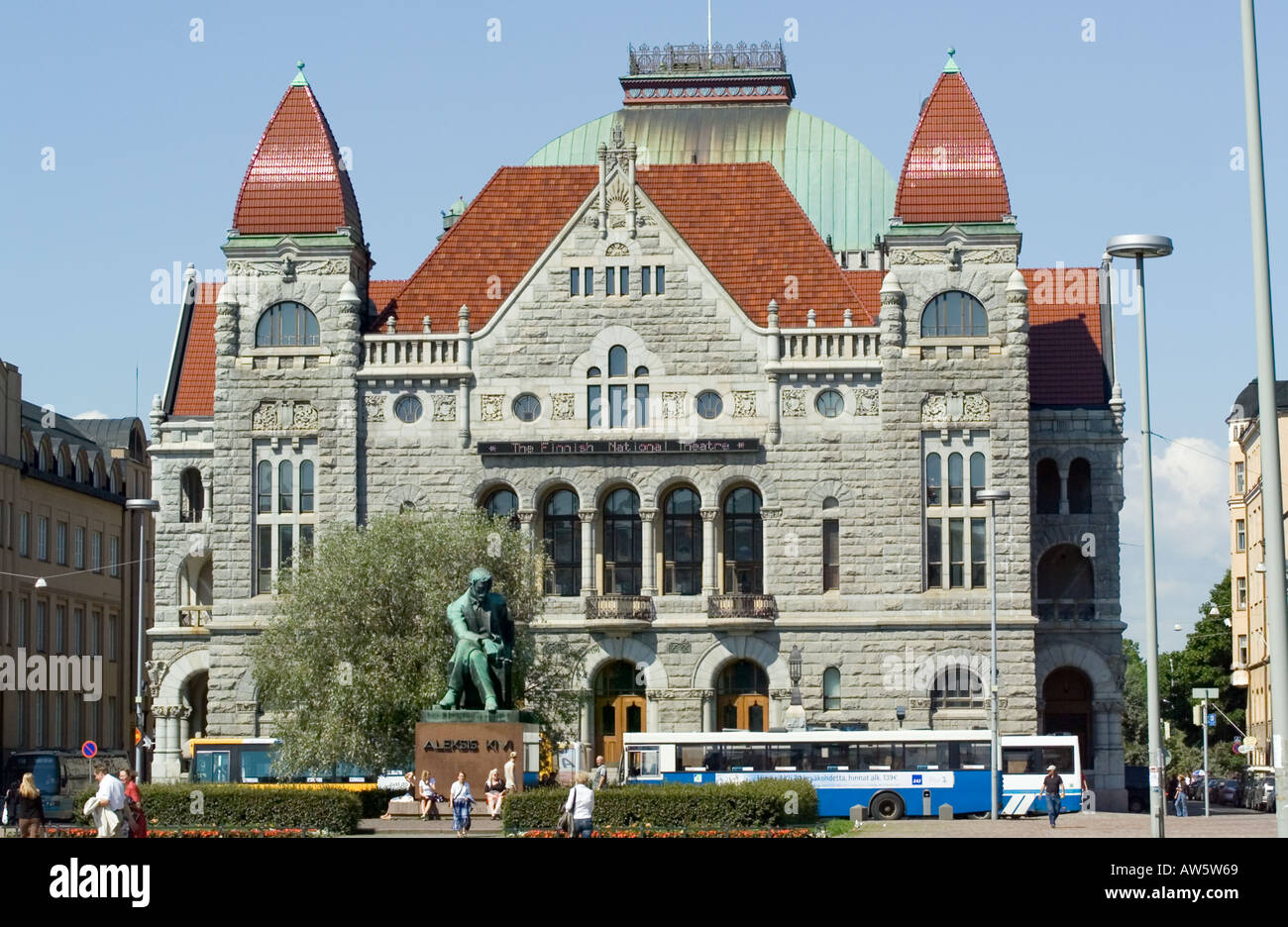 The Finnish national theatre in Helsinki Stock Photo - Alamy