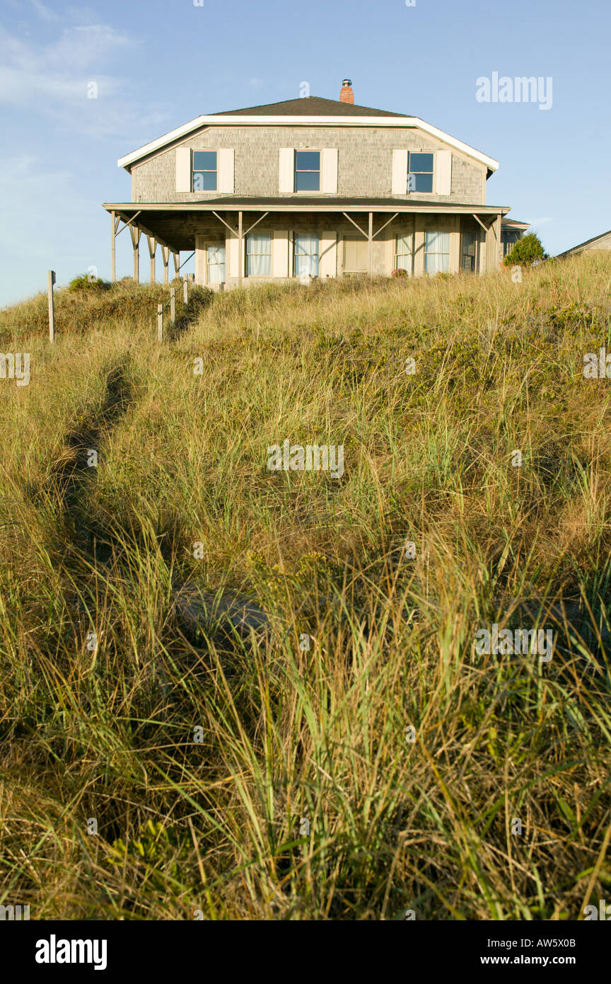 Beach House Cape Cod National Seashore Truro Massachusetts Stock Photo ...