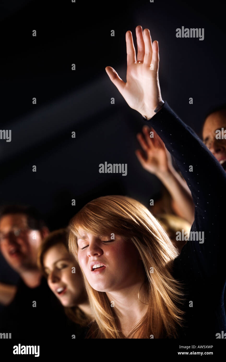 Praiseandworship hi-res stock photography and images - Alamy