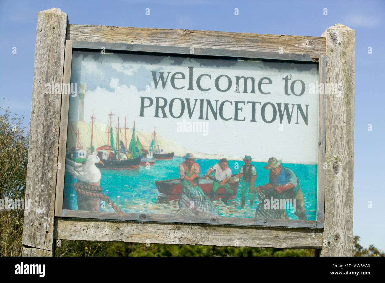 Entering Provincetown Sign Cape Cod National Seashore Provincetown ...