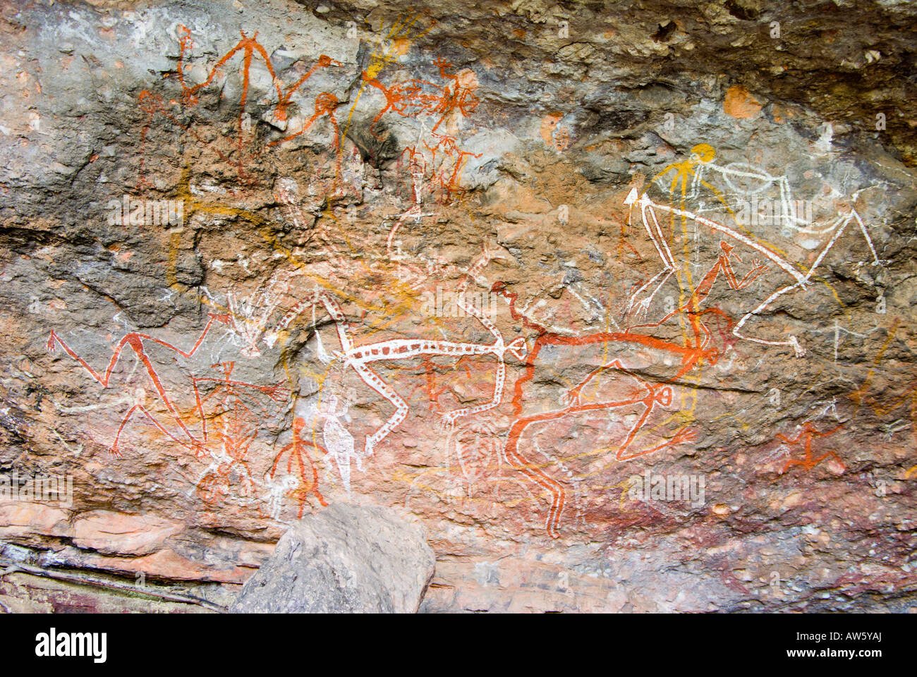 Aboriginal Rock Art Stock Photo - Alamy