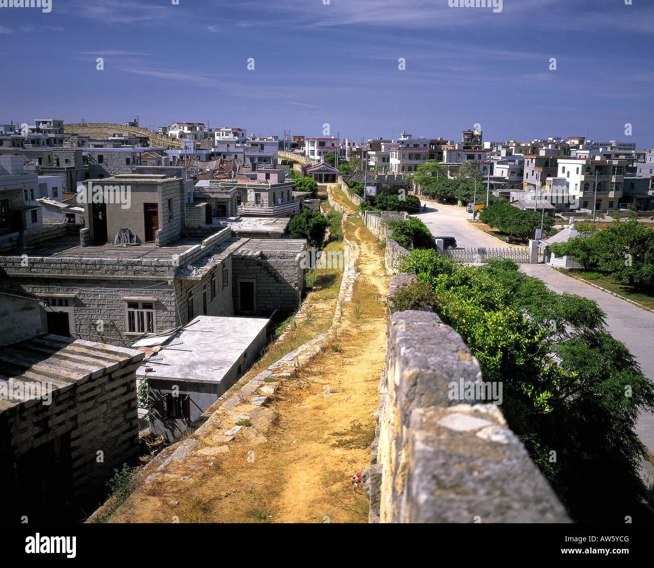 The ancient walled city of Chongwu, China Stock Photo - Alamy