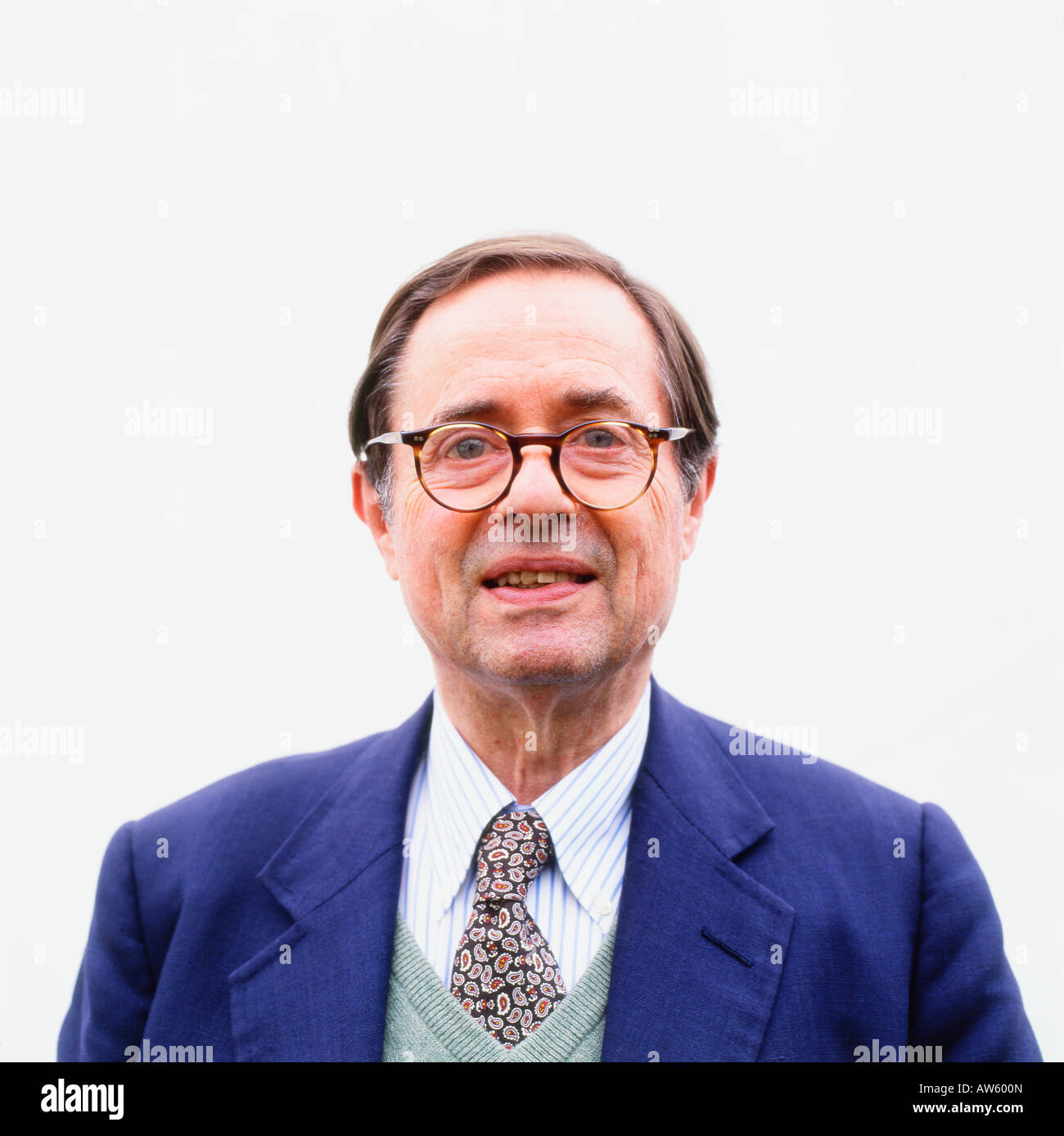 David Pryce Jones author historian at the 2007 Hay Festival in Hay-on ...