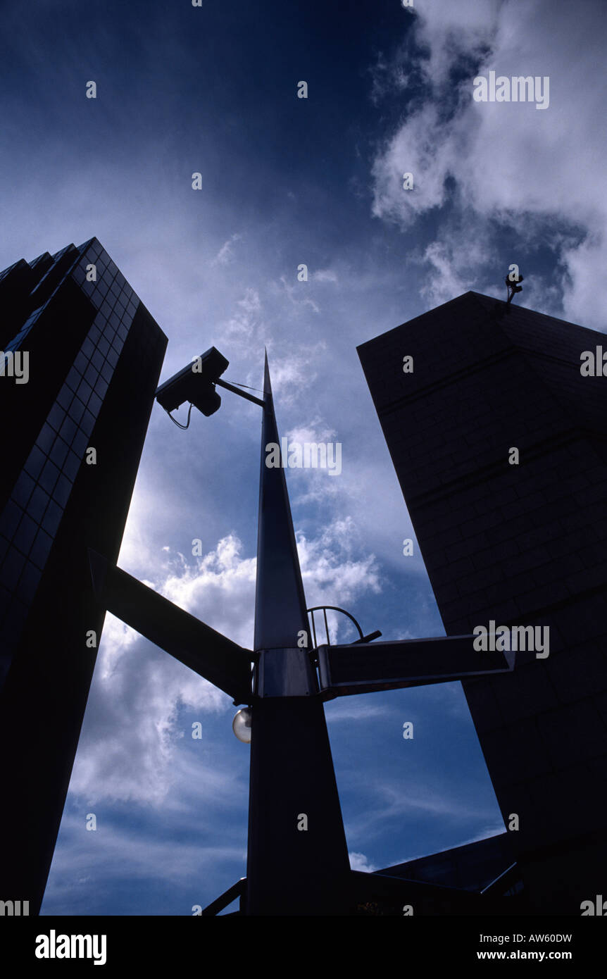 cctv cameras in birmingham broad street Stock Photo - Alamy