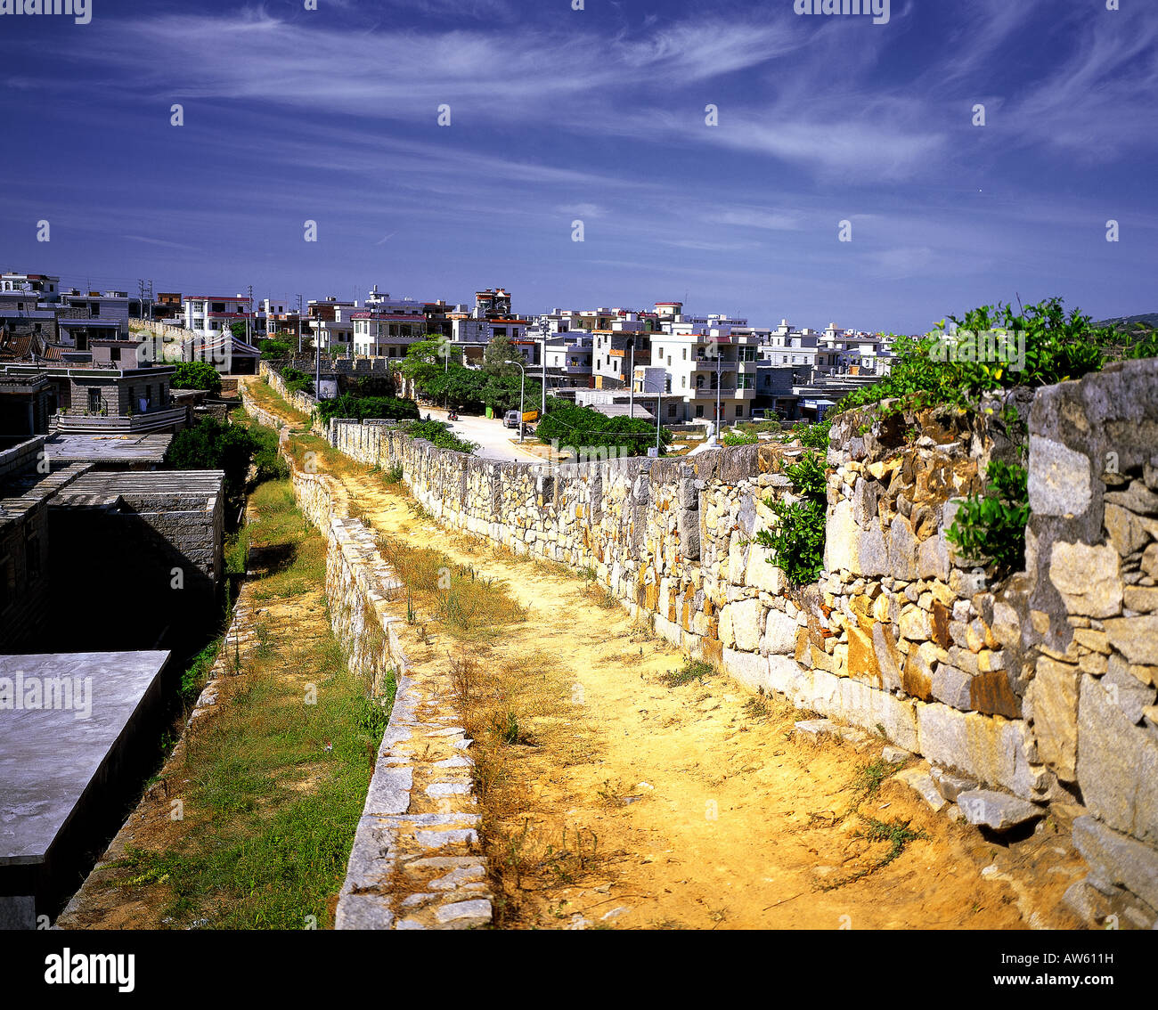 The ancient walled city of Chongwu, China Stock Photo - Alamy