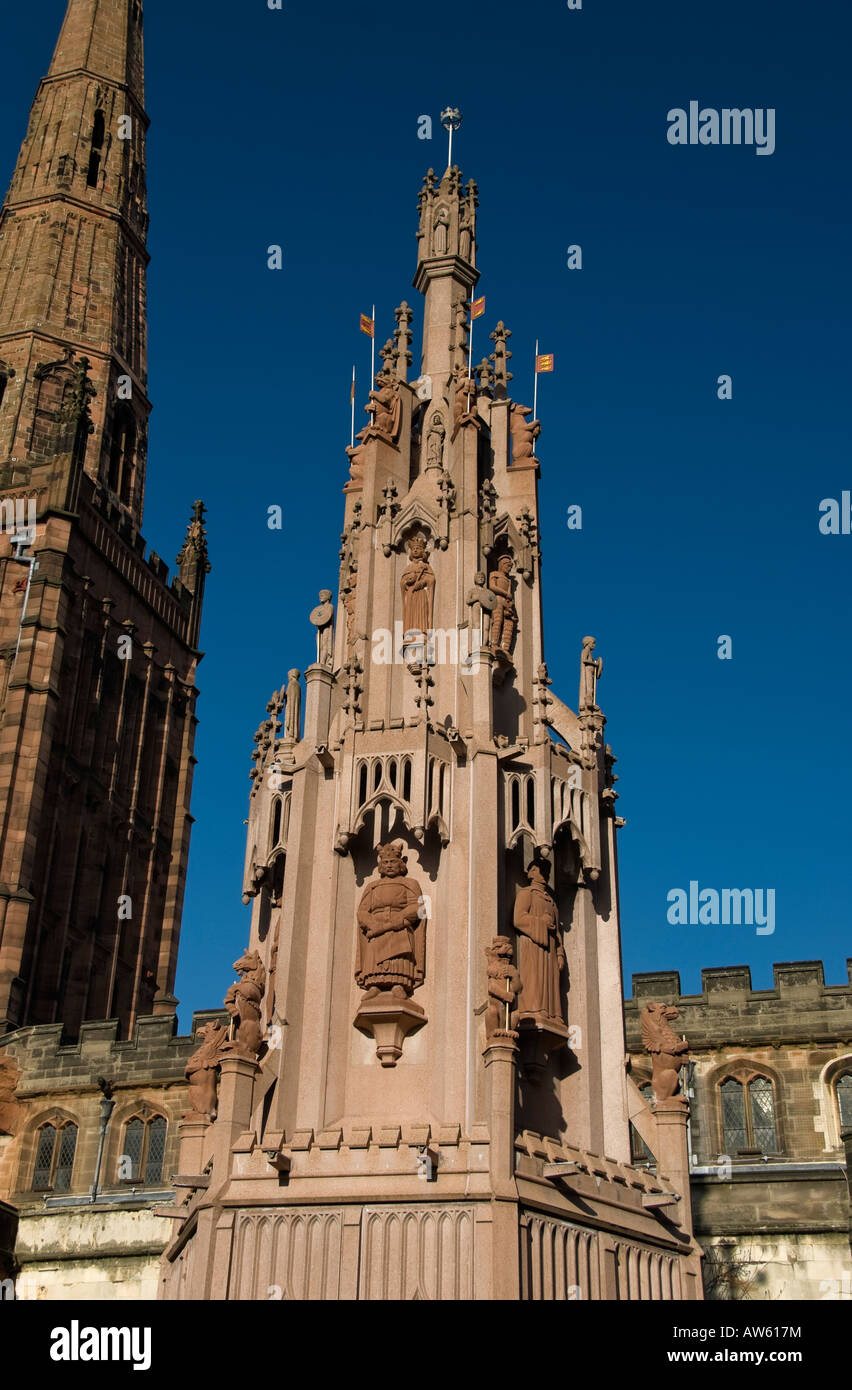 coventry city center holy trinity church and monument Coventry Cross St ...