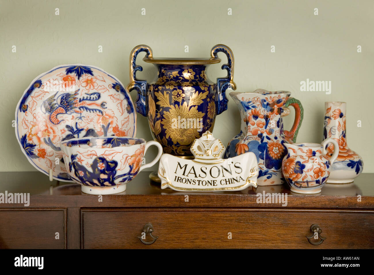 An example of Masons Ironstone China Stock Photo - Alamy