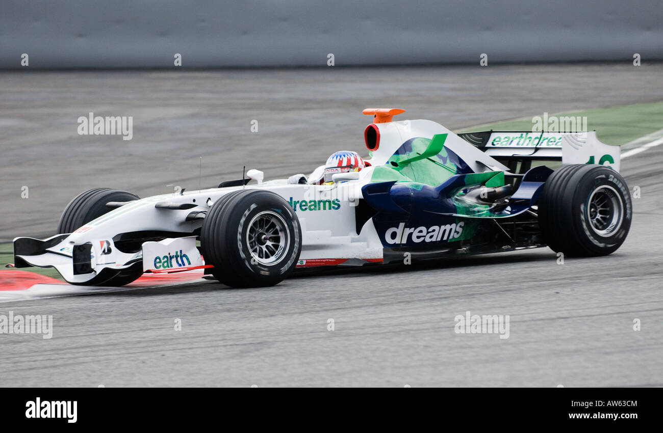 Alexander WURZ in the Honda Racecar during Formula 1 testing sessions ...