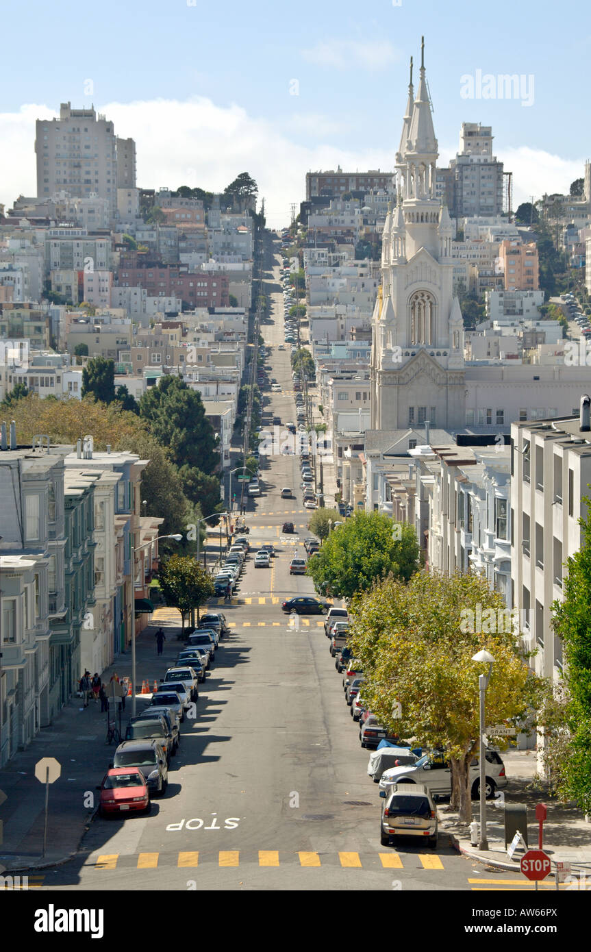 San francisco telegraph hill filbert hi-res stock photography and ...