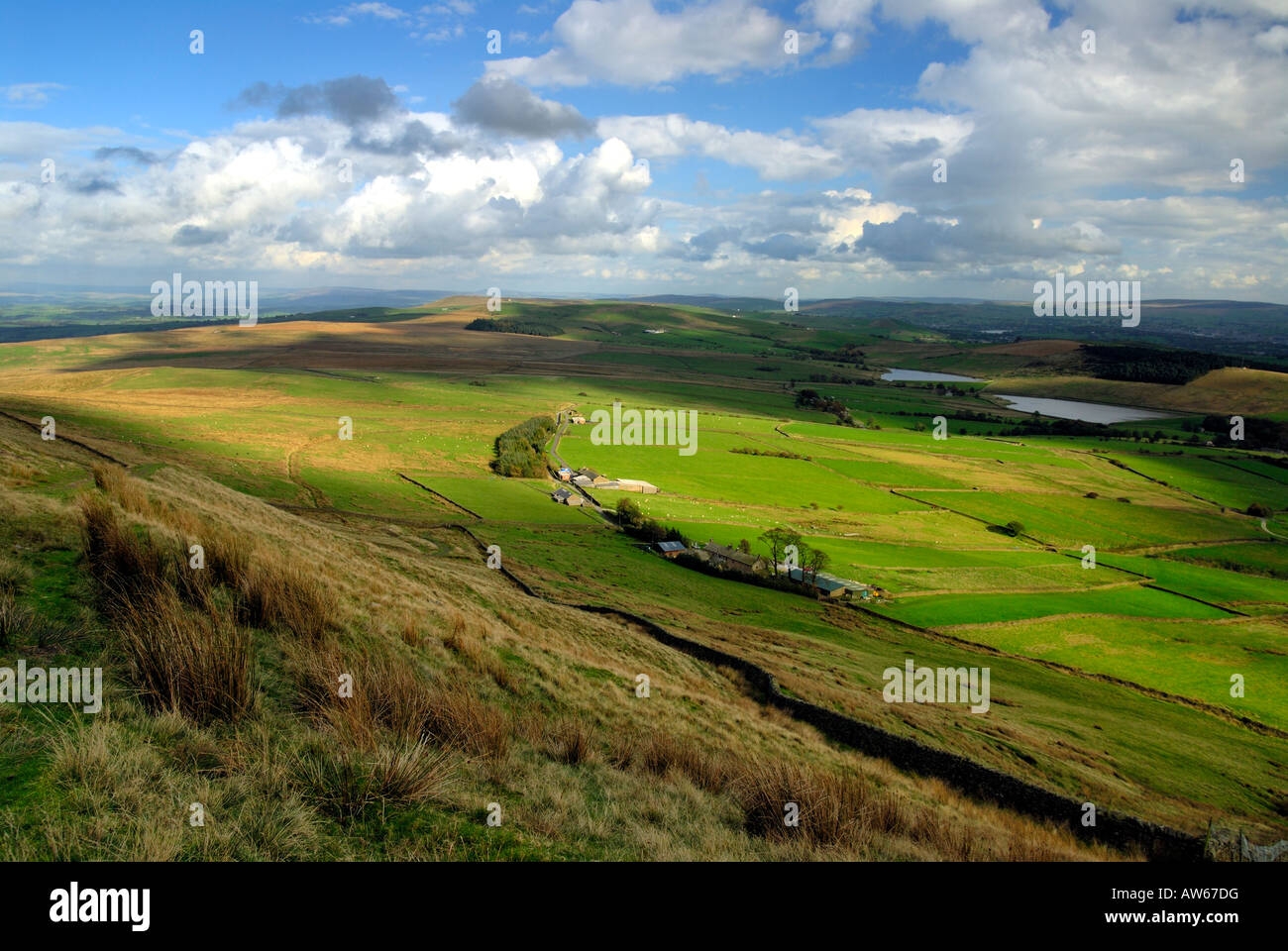 View from pendle hill hi-res stock photography and images - Alamy