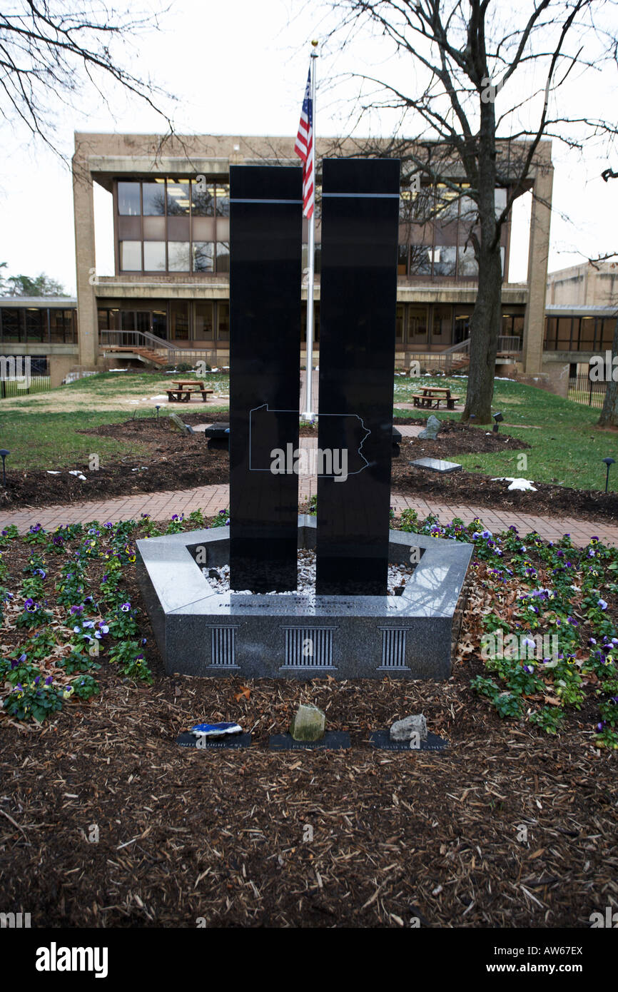 Memorial to 9/11 at the FBI Academy Stock Photo - Alamy