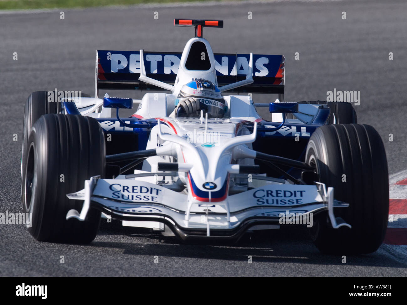 Nick Heidfeld GER in the Sauber BMW F1 08 racecar during Formula 1 ...