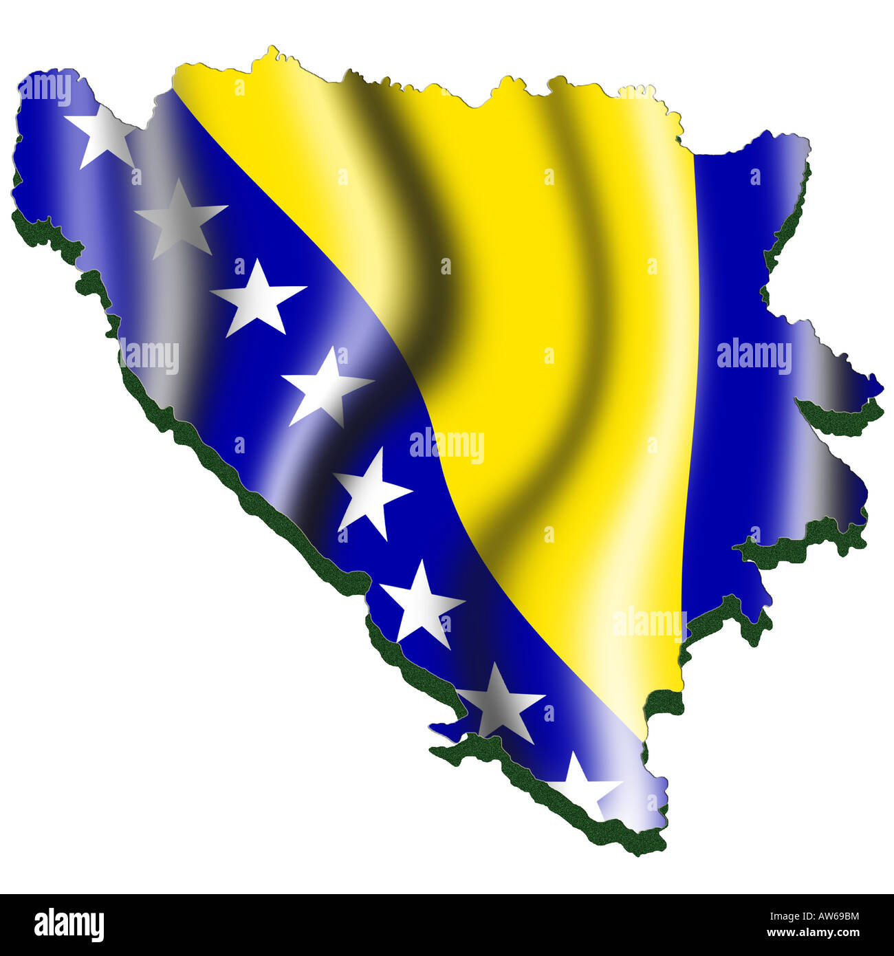 Map of bosnia hi-res stock photography and images - Alamy