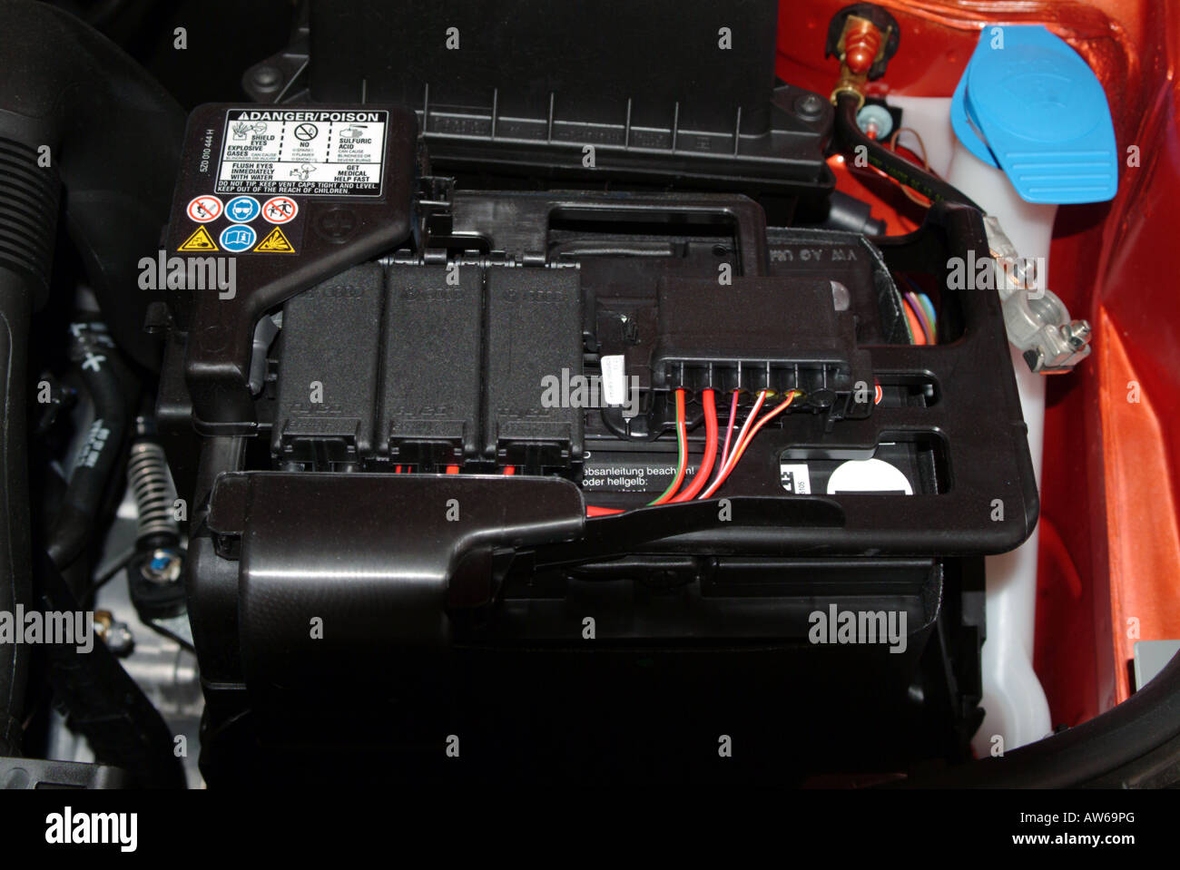 A lead acid car battery Stock Photo - Alamy